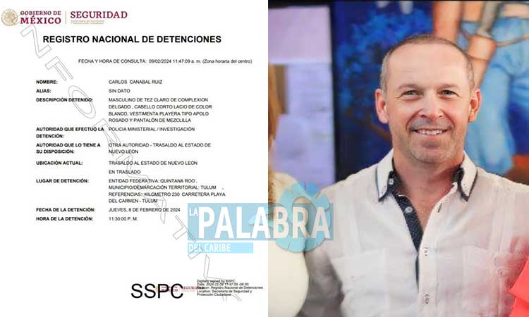 Confirman detención de Carlos Canabal en Tulum, el ex alcalde de Cancún ...